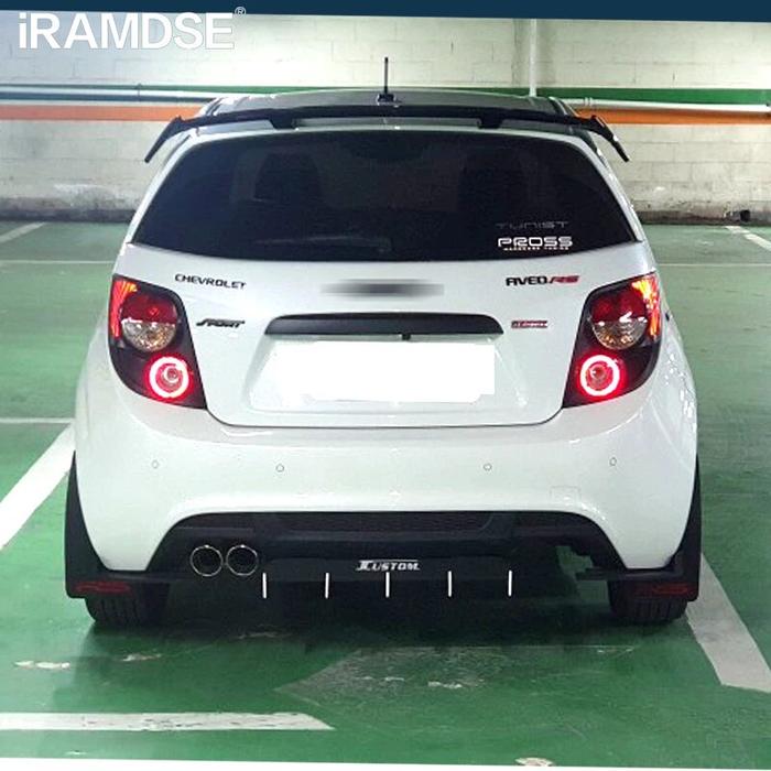 Jual Sonic Spoiler For Chevrolet Aveo 2011 2013 2014 Car Rear Trunk ...