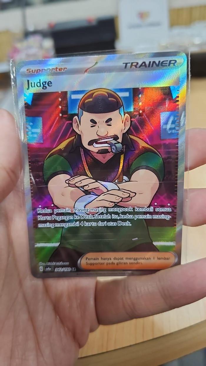 Jual Kartu Pokemon TCG Harta Berkilau Judge SR sv4a 342/190 - Kota Surabaya - kaitoysid | Tokopedia