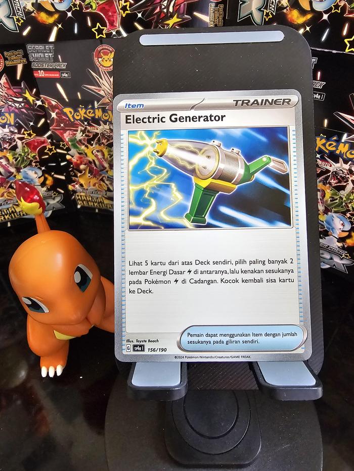 Jual Kartu Pokemon TCG Harta Berkilau Electric Generator sv4a 156/190 ...