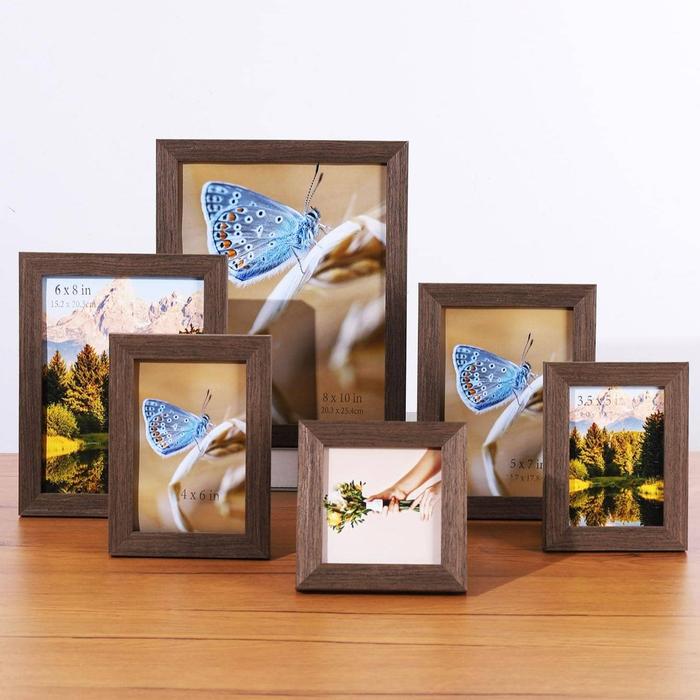 Jual Wooden Photo Frame Home Decor Vintage Solid Wood Photo - Jakarta ...