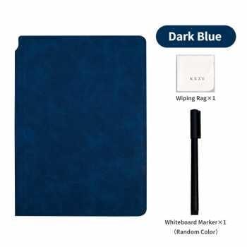 Jual Papan Tulis Portable A5 Whiteboard Notebook PU Leather with Pen ...