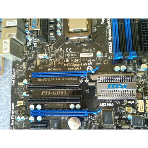Jual Mainboard Mobo Motherboard Pc Gaming Merk Msi P55 Gd85 Plus ...