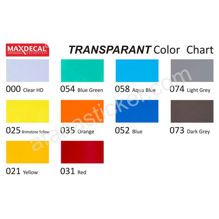 Jual max decal scotlite vinyl color biru muda tembus / trasnp bewpwa ...