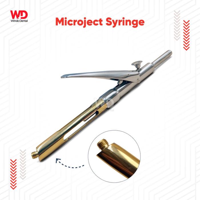 Jual Dental Mikrojeck Otomatis Plasma Gold / Microject Syringe ...