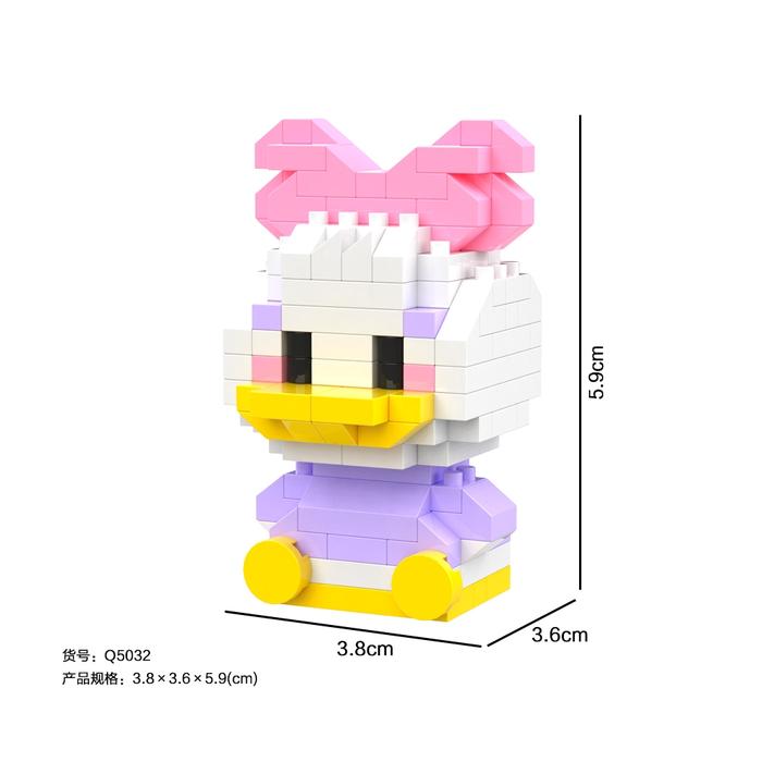 Jual Nano Block Kartun Mini Bricks Mainan Balok Susun - Daisy Duck ...