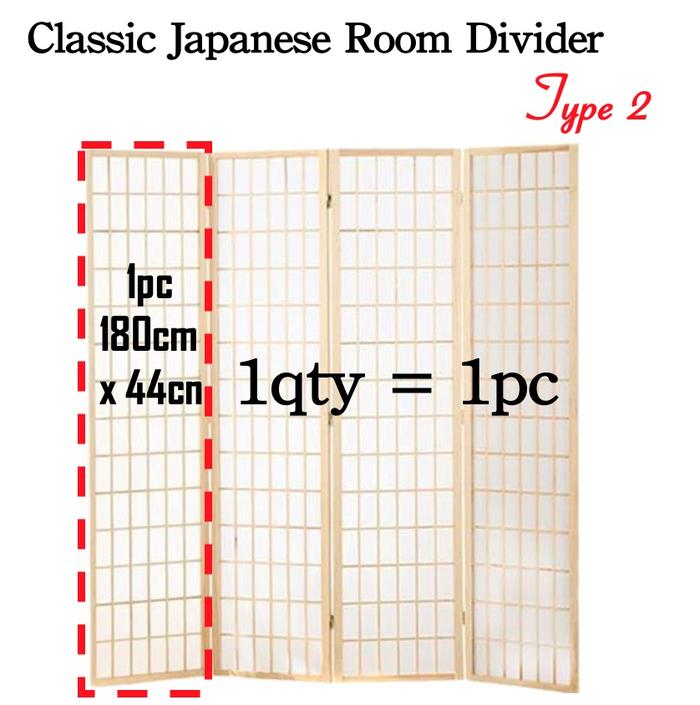 Jual [JAPANESE DIVIDER ] Partition Folding Screen Room Divider ...