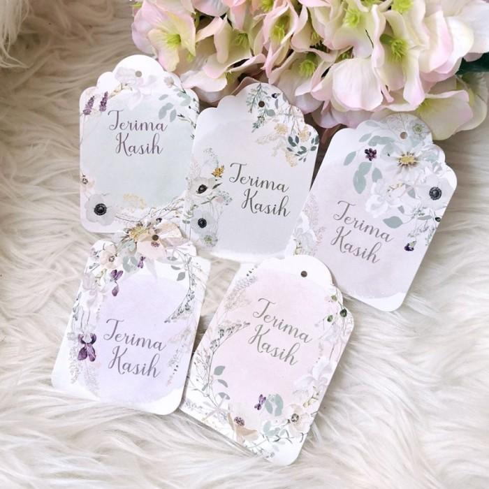 Jual Hangtag Label Terimakasih Hang Tag Hantaran Kartu Ucapan Terima ...