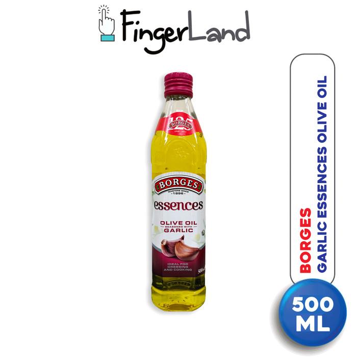 Promo BORGES Olive Oil with Garlic 500 ml Minyak Zaitun with Garlic ...
