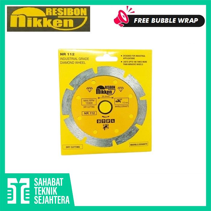 Jual NIKKEN RESIBON Diamond Wheel 4" Dry 112 Keramik Mata Potong Granit ...