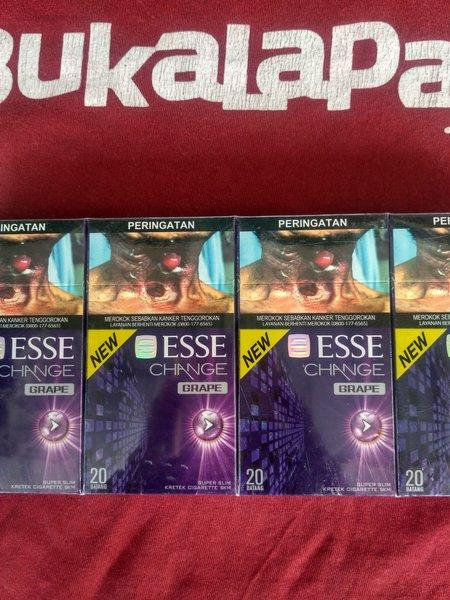 Jual Rokok Esse Change Klik Grape 20 Batang 1 Pak Isi 10 Bungkus SS100 ...