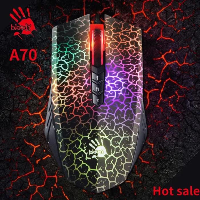 Jual A70 V8M V8M Max Bloody Professinal Wired Gaming Mouse 3200 Dpi Fo ...