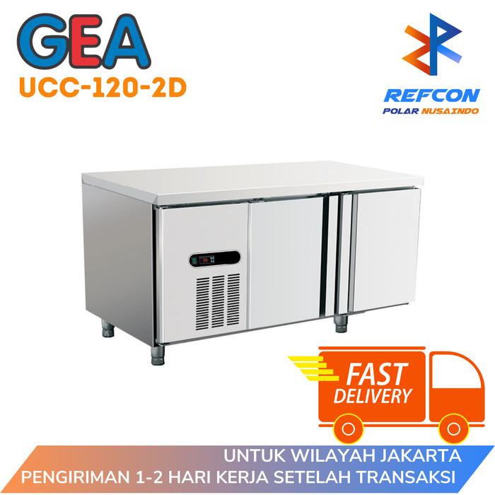 Jual S/s Under Counter Chiller Gea Ucc 120 2d 310 Liter 2 Pintu Di ...