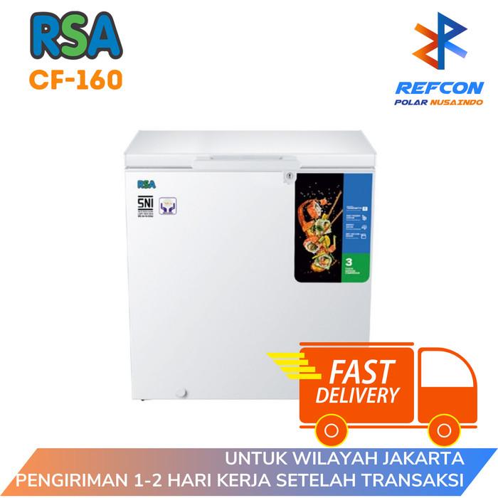 Promo Chest Freezer RSA CF-160 / CF160 Freezer Box 150 liter Cicil 0% ...