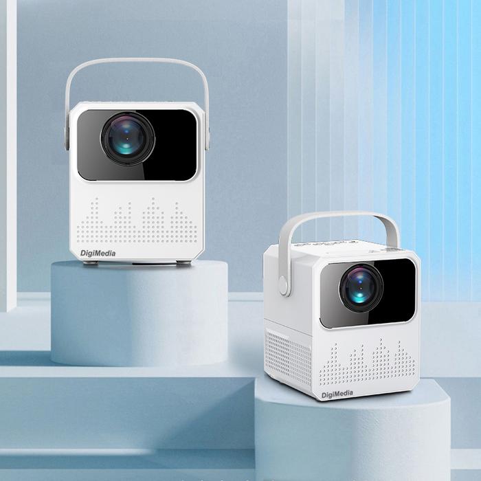 Promo T2 MINI Proyektor ANDROID 11 Smart Projector 120 ANSI Lumens TF ...