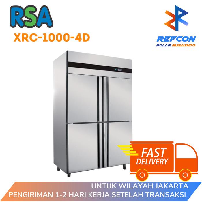 Promo Upright Chiller RSA XRC 1000 4D / xrc1000 S/S Stainless 4 Pintu ...
