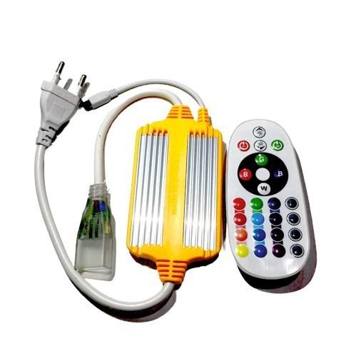 Promo Lampu LED Strip Light RGB 100 Meter SMD 5050 AC 220V / Remote ...