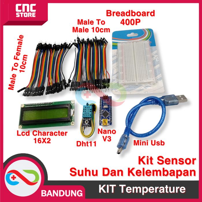 Jual MC KIT TEMPERATURE SENSOR MODULE DHT11 DIY SENSOR SUHU DAN ...