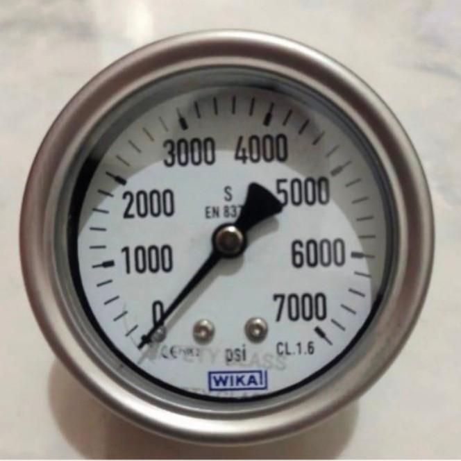 Jual WIKA Pressure D 2,5" 0-7500 psi/bar,drat 1/4" NPT Kuningan Center Back - Jakarta Barat ...