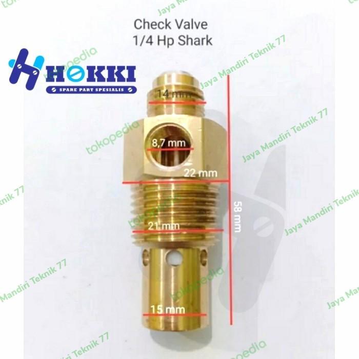 Jual Check Valve Kompresor Type 1/4 Hp Merk Shark - Kab. Tangerang ...