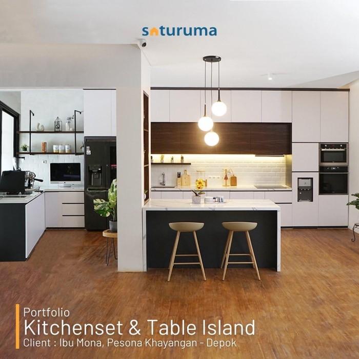 Jual Furniture Kitchen Set Custom Rangka Multiplek & Finishing HPL TACO ...