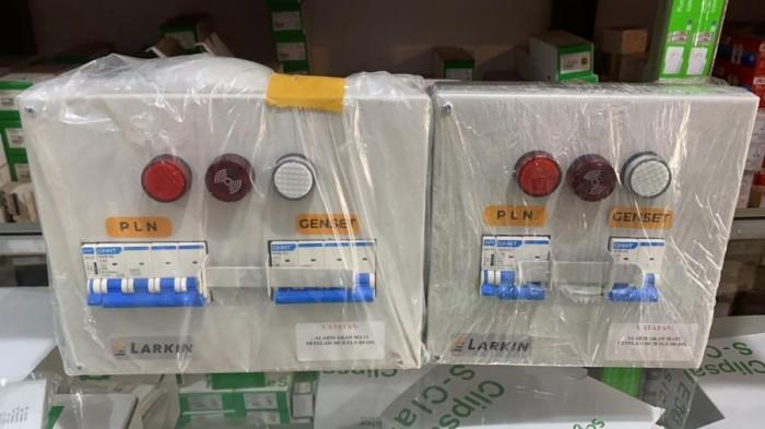 Jual Panel Interlock PLN CHINT 2P + BUZZER OHM Saklar Switch Handle Ge ...