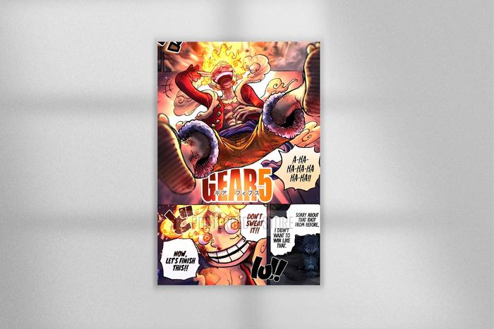 Jual Poster Bingkai Gear 5 | Luffy | One Piece 6 - Kota Depok ...