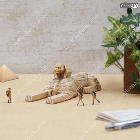 Jual SPHINX MESIR (VERSI MINI) papercraft miniatur sejarah warisan ...