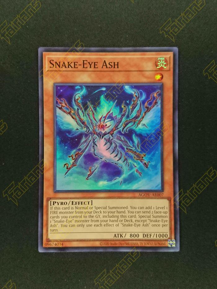 Jual YuGiOh AE AGOV-AE007 Snake-Eye Ash - Super Rare - Kota Semarang ...