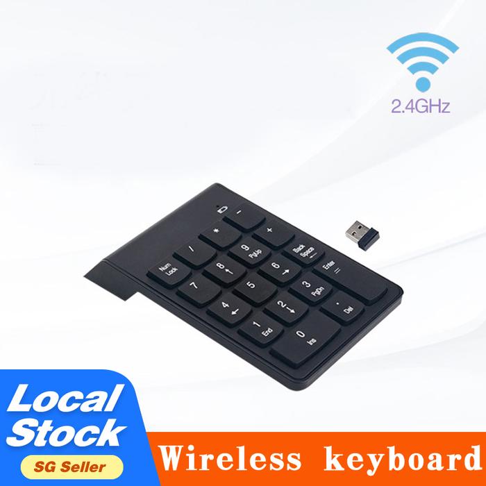 Jual New [ SG Ready Stock] Wireless Keyboard Numeric Keypad Mini Number Pad - Jakarta Pusat ...