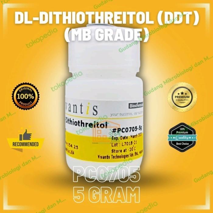 Jual DL-Dithiothreitol (DDT) | C4H10O2S2, Molecular Biology Grade, 5 ...