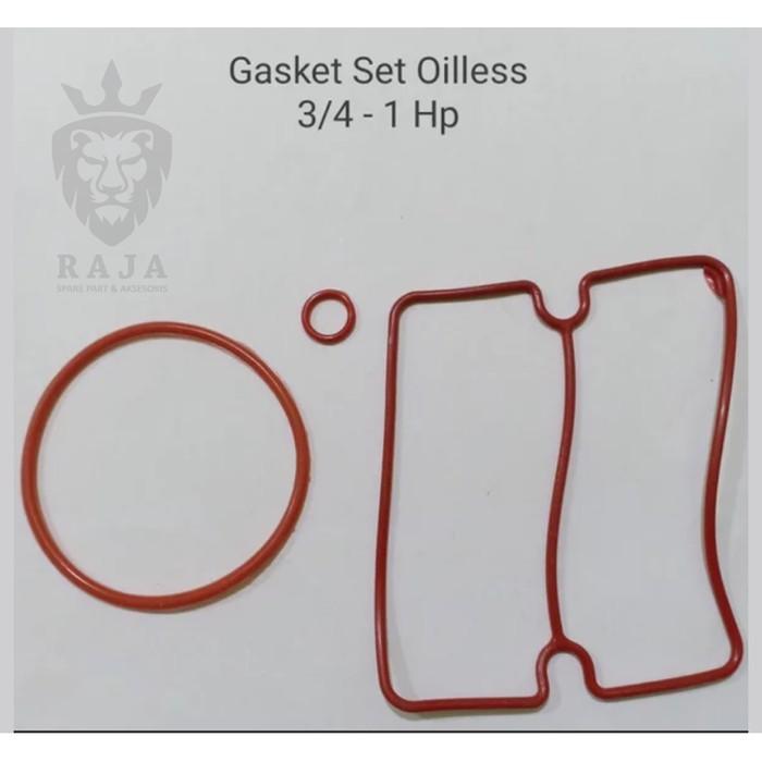 Jual Gasket Cylinder Head Oilless Packing Set kompresor - Kab ...