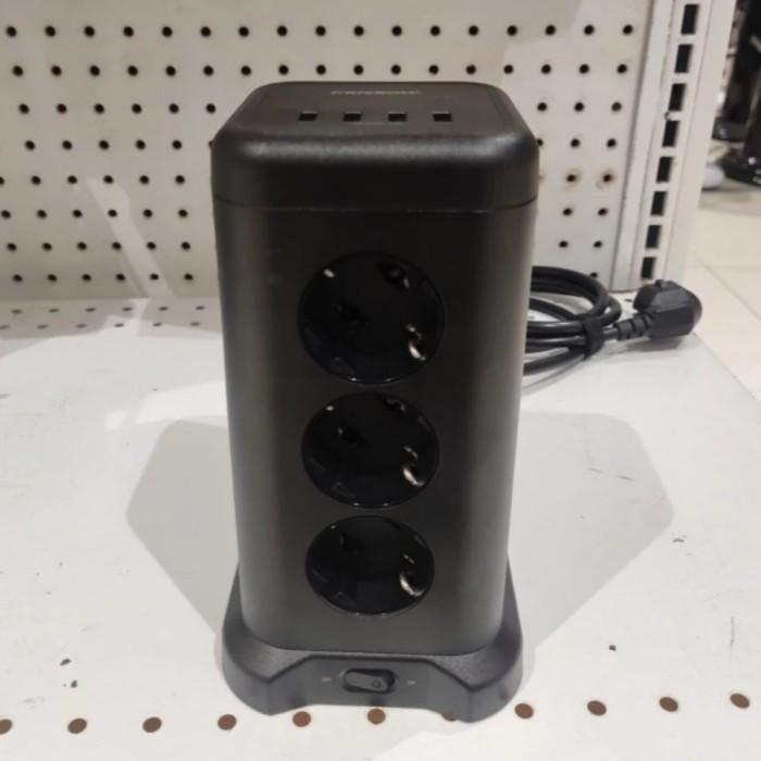 Jual Krisbow Tower Socket/Stop Kontak tower 12 Colokan dan 4 USB Port ...