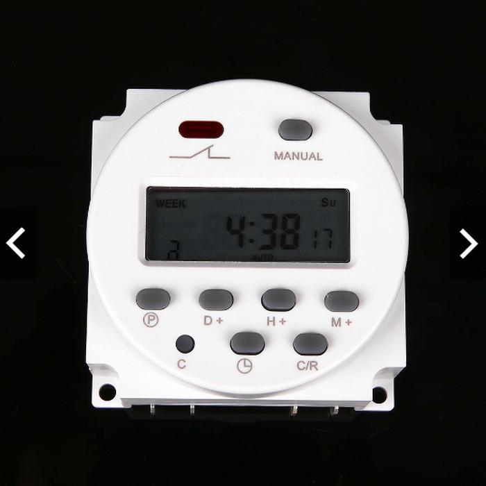 Jual DC Countdown Timer Switch ON OFF 12V 16A Digital Display 1s to 24H ...
