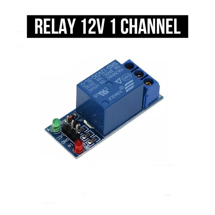 Jual IC4 Relay Module 12V 1 Channel 1ch 1 CH Untuk Arduino Modul Relay ...