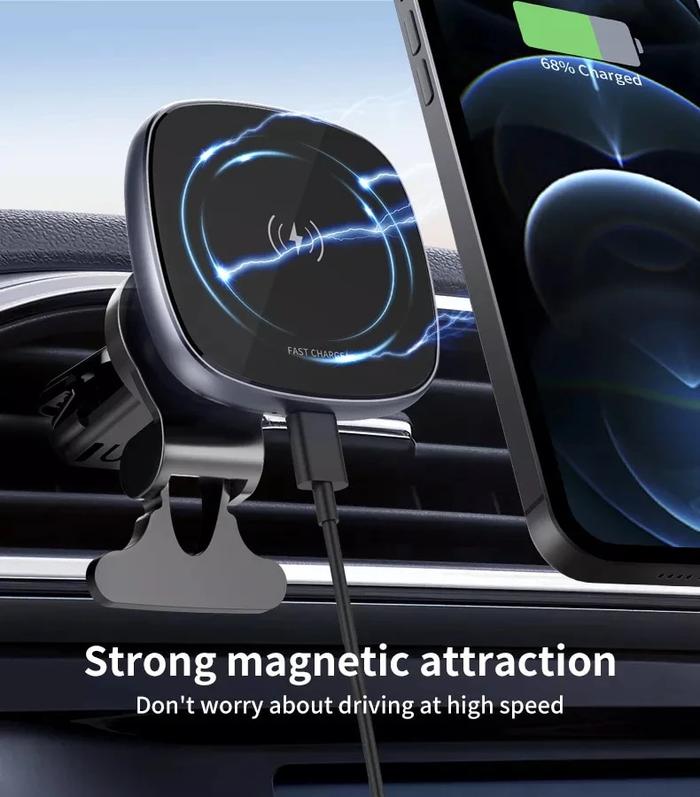 Jual Car Wireless Charger Phone Mount Long Arm Suction Cup Sucker ...