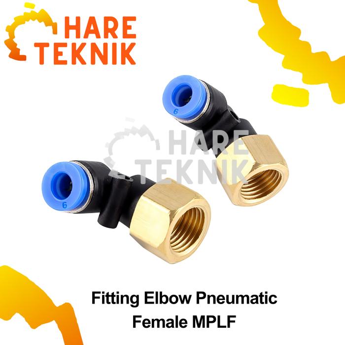 Jual FITTING ELBOW PNEUMATIC FEMALE 8mm x 1/8" DRAT DALAM MPLF 08-01 - Jakarta Barat - Hare ...