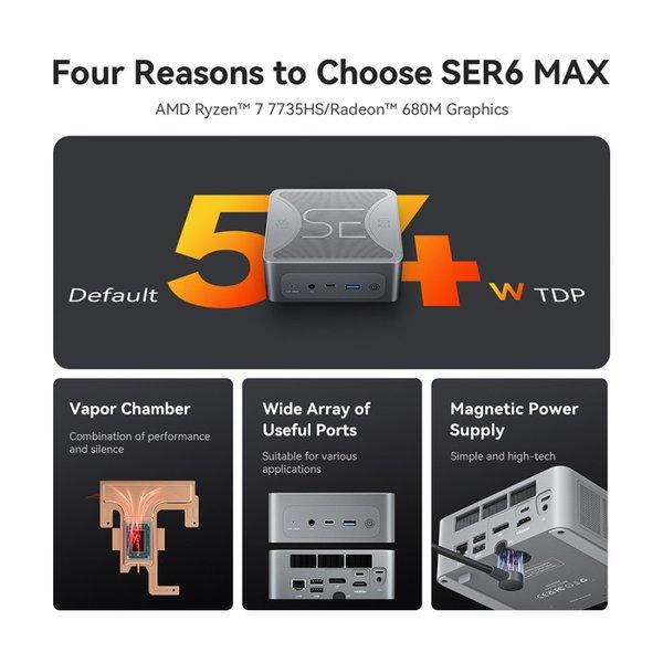 Jual MINI PC GAMING BEELINK SER6 MAX 7735HS RYZEN7 32GB/1TB WINDOWS 11 ...
