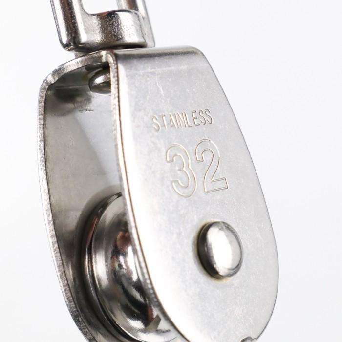 Jual Katrol Kerekan Mini Serbaguna Swivel Pulley Stainless Steel - M32 ...