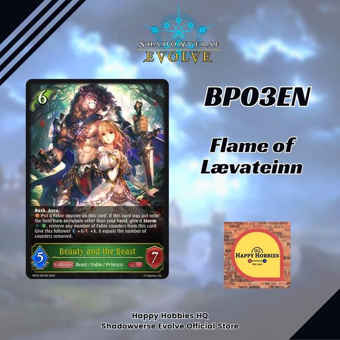 Jual Shadowverse Evolve BP03-001EN Beauty and the Beast L - Kota Surabaya - Happy Hobbies HQ SUB ...