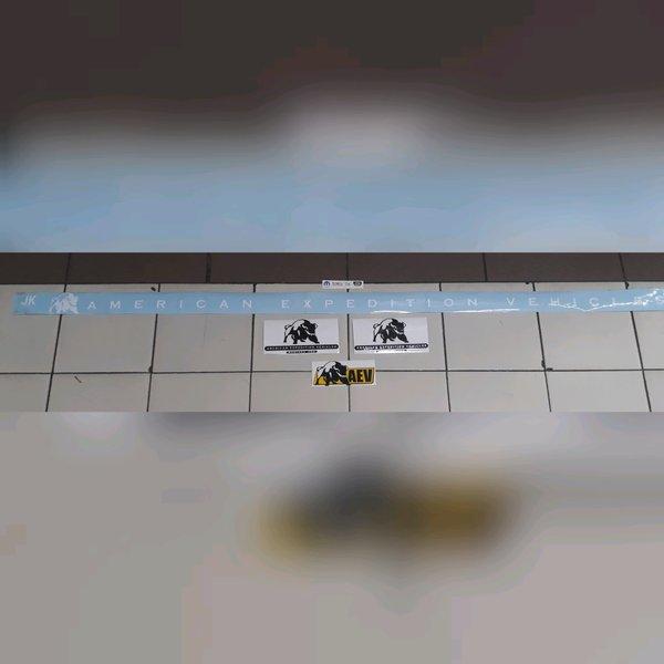 Jual Decal Sticker AEV Logo Hitam Jeep Wrangler Rubicon - Jakarta Pusat ...