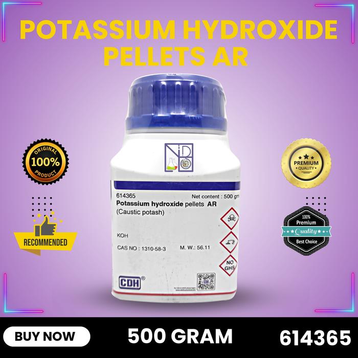 Jual Potassium hydroxide pellets, Hi-AR/ACS | KOH, 500 g - Kab. Bogor ...