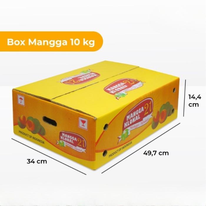 Jual Kardus Kotak Buah Mangga 10 Kg Box Alpukat Sekat 24 Size 49X34X14 Cm - Jakarta Utara ...