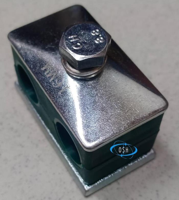 Jual Clamp Pipe/ Klem Pipa Double Hole/ Double Tube, Uk. 12 mm ...