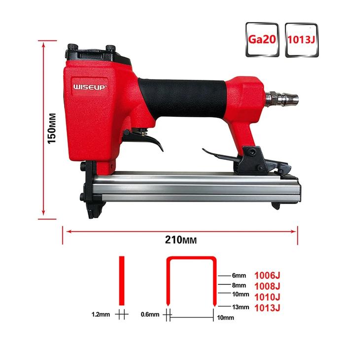 Jual Wiseup Stapler Paku Pneumatik, Alat Pneumatik Kuku Konstruksi ...