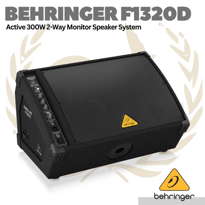 Promo Behringer F1320D 300W 12 inch Active Floor Monitor - Spiker Aktif ...