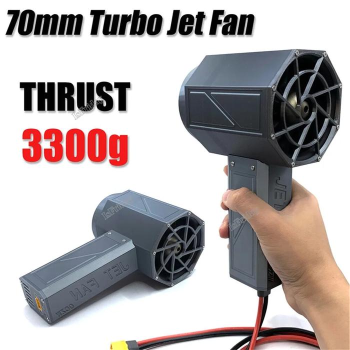 Jual Handheld Ducted Turbofan 70Mm Brushless Motor Jet Fan High Power ...