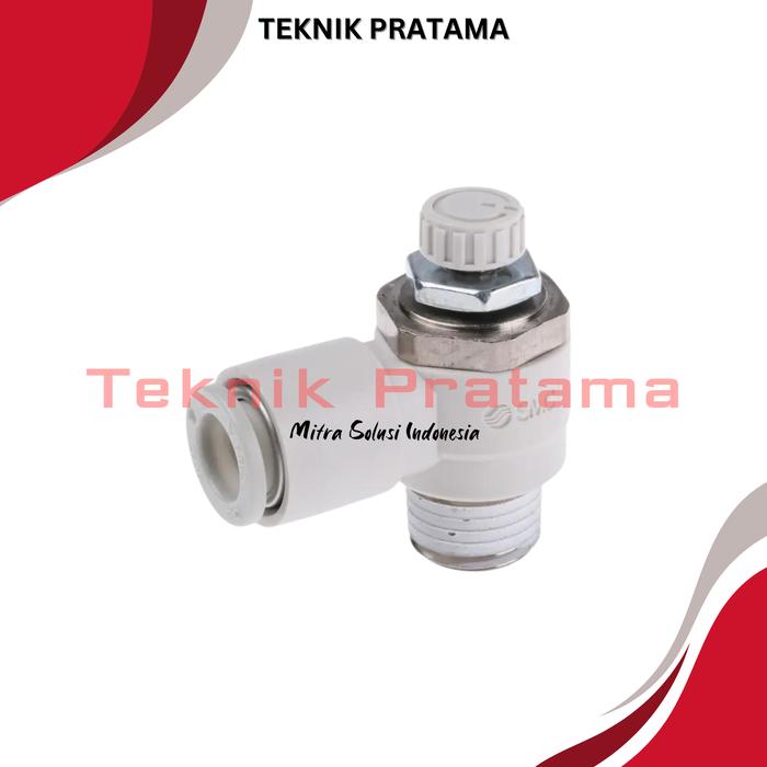 Jual 12MM x 1/2" Fitting Angin Speed Control SMC AS4201F 12MM x 20MM - Jakarta Barat - Teknik ...