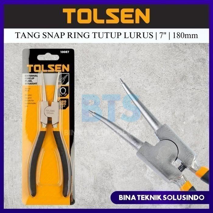 Jual TOLSEN Tang Snap Ring Tutup Lurus 7" 180mm / External Circlip ...