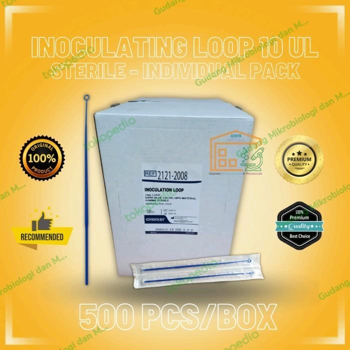 Jual Inoculating Loop 10ul, Blue Color, Hips Material, Sterile, 500 pcs ...