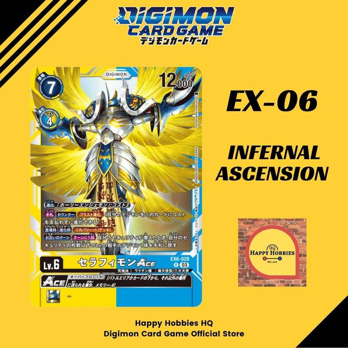 Jual Digimon Card Game EX6-028 Seraphimon ACE Rare - Kota Surabaya - Happy Hobbies HQ SUB ...